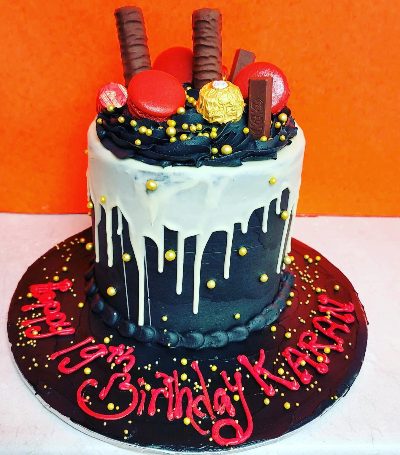 Custom 19th Birthday Cake